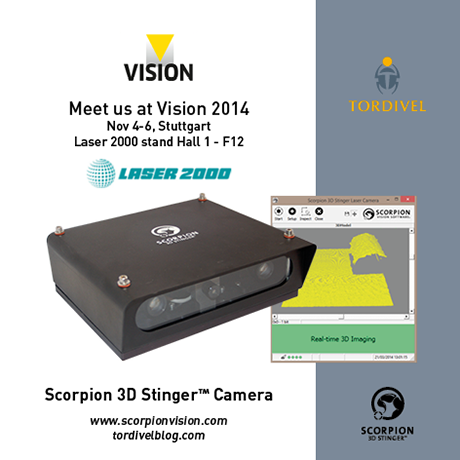 New Scorpion 3D Stinger Camera debuts @Vision2014 in Stuttgart ...
